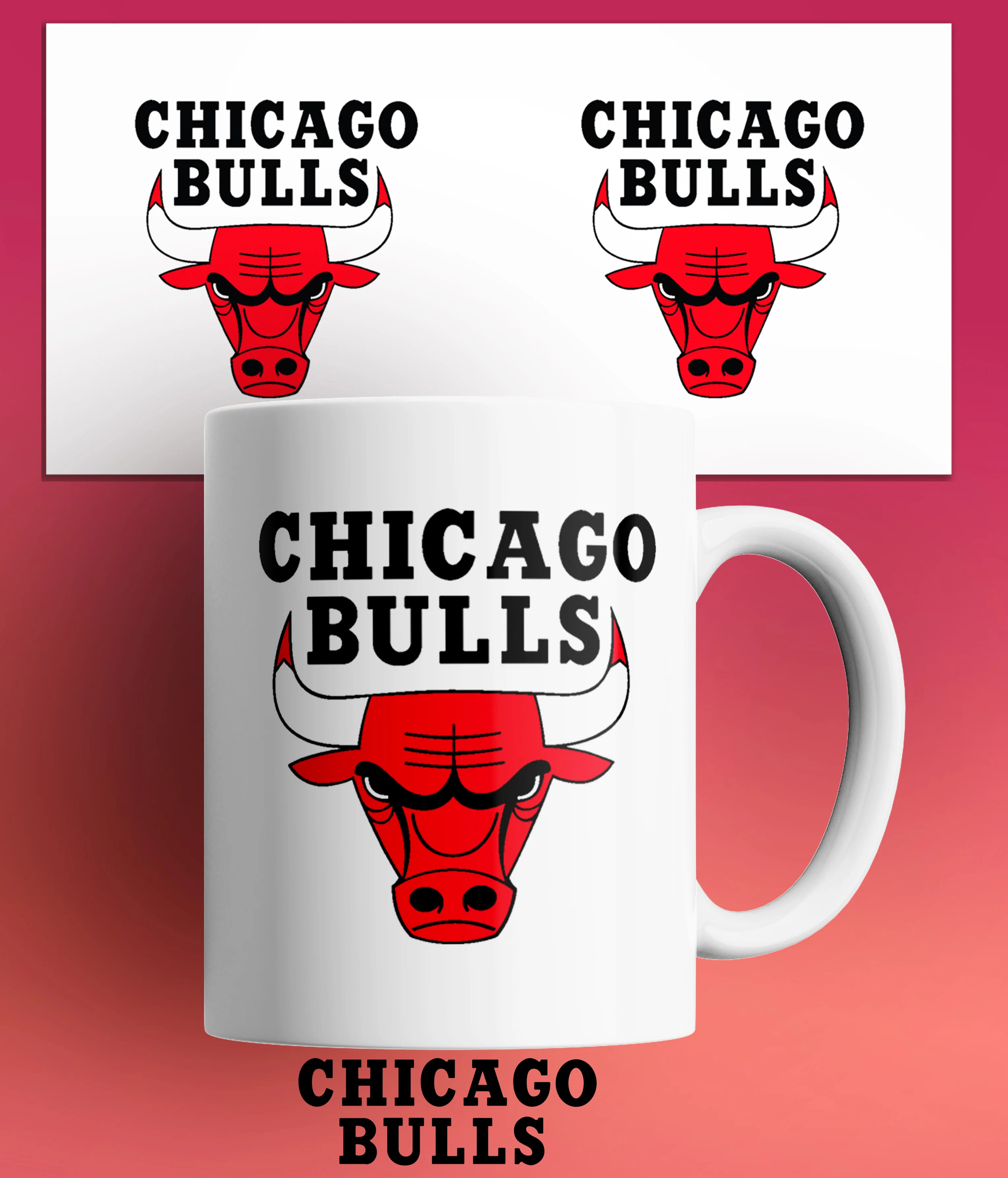 Chicago Bulls Beer Mugs