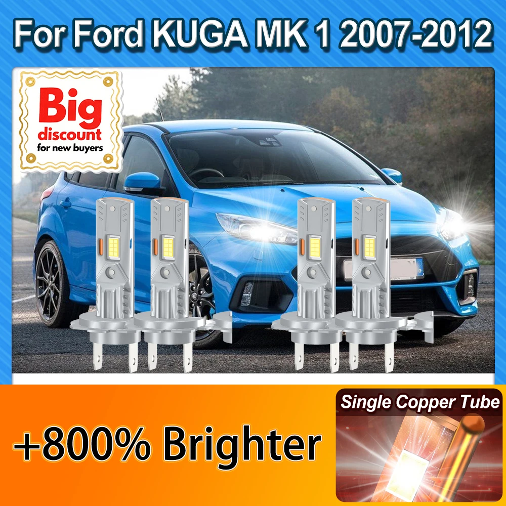 CROSSFOX 40000LM Canbus LED Headlight Bulbs 240W Super Bright Headlamp ...
