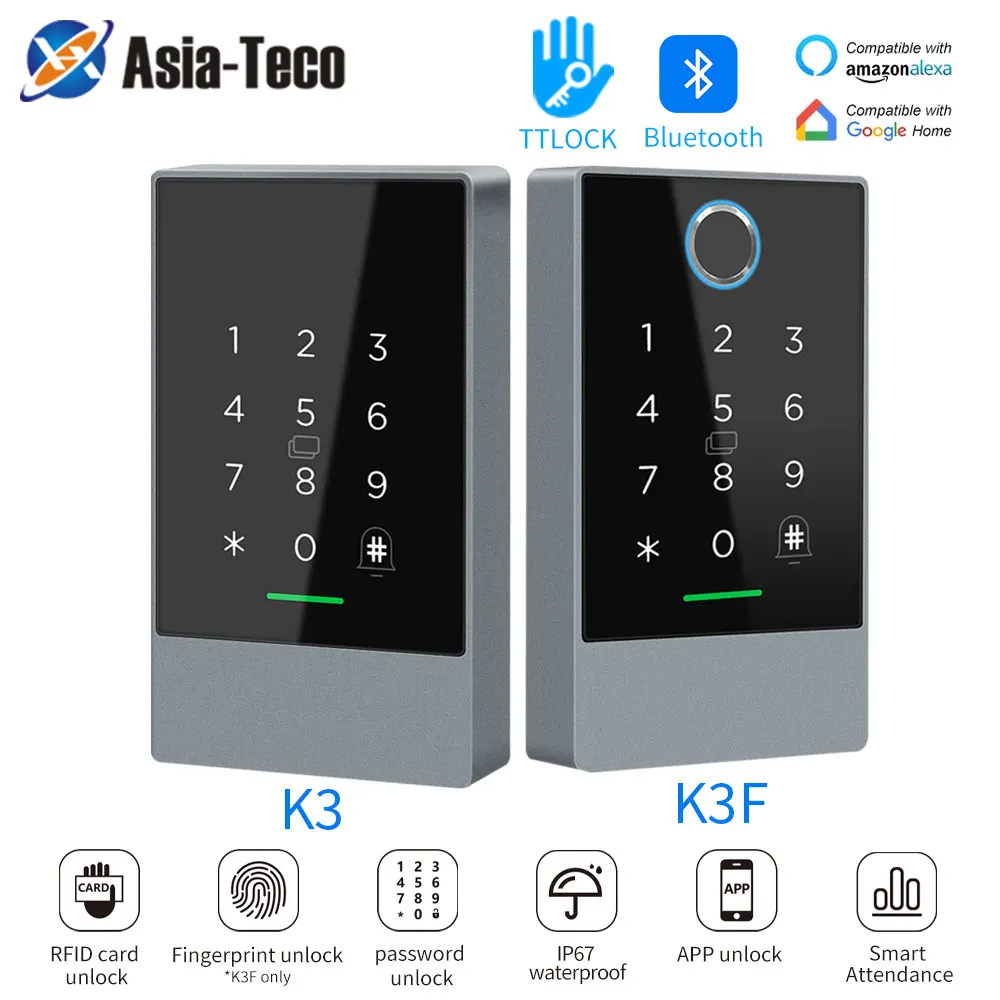 Nfc Tag Fingerprint Sensor Ttlock App 13 56mhz Ic Reader Access