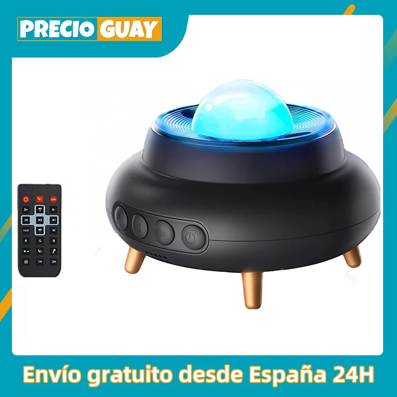 Proyector LED de estrella, proyector de luz Galaxy 3 en 1 con ciervo de ...