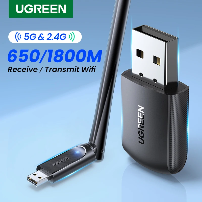 UGREEN-Wifi-Adapter-AC650-AC1300-5G-2-4G-WiFi-USB-Ethernet-for-PC ...