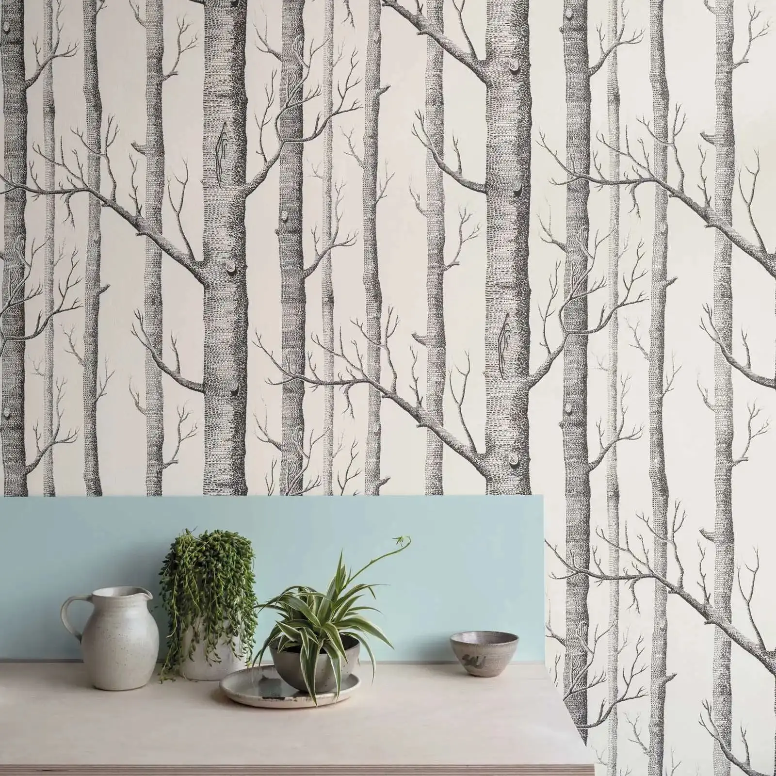 Birch-Tree-wallpaper-Icons-Woods-Forest-wallpaper-scandinavian-style ...
