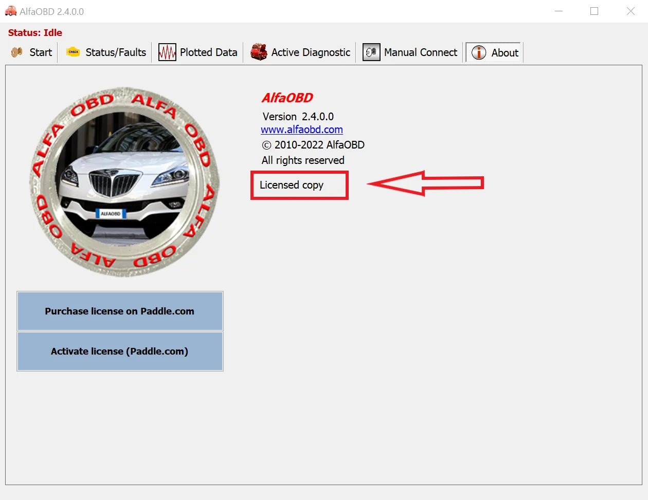 AlfaOBD v 2.4.4.0 For Windows Full Licensed - Diagnosis Alfa Fiat ...