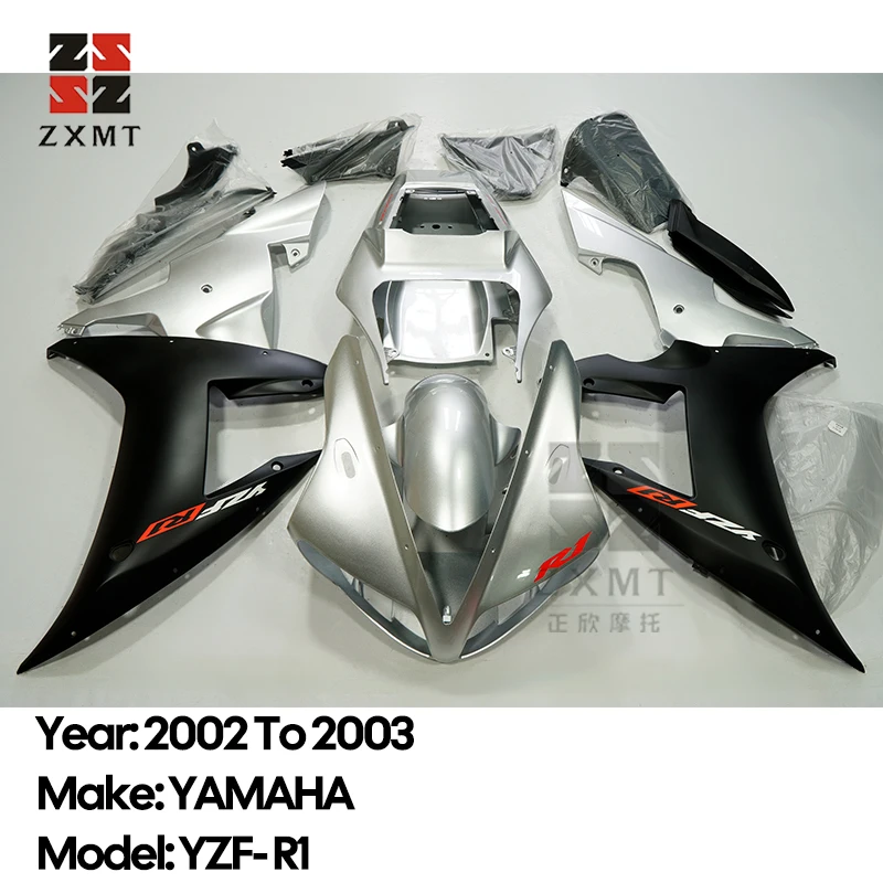 ZXMT-Motorcycle-ABS-Plastic-Cowling-Bodywork-Full-Fairing-Kit-For-2002 ...
