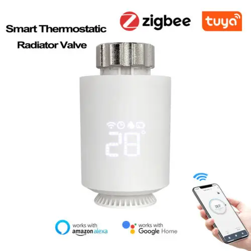 Tuya ZigBee Smart Thermostat TRV Radiator Valve Programmable ...