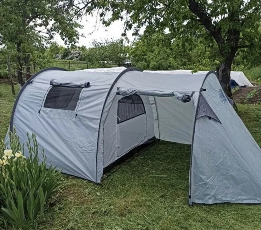 Tent 4 seater Lanyu 1909. Tent tourist double layer. tourist tent 470x55x160 cm| | - AliExpress