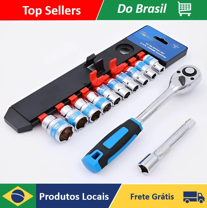 Game Sockets 12 Pieces 10 To 22mm Full Chrome Vanadium Tool Kit ...