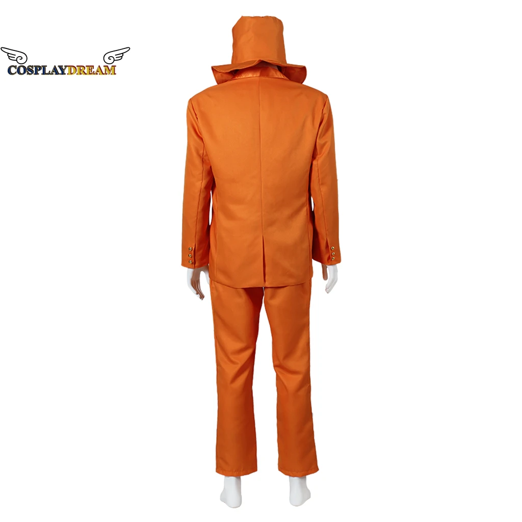Dumb And Dumber Lloyd Christmas Cosplay Costume Orange Suit With Hat ...