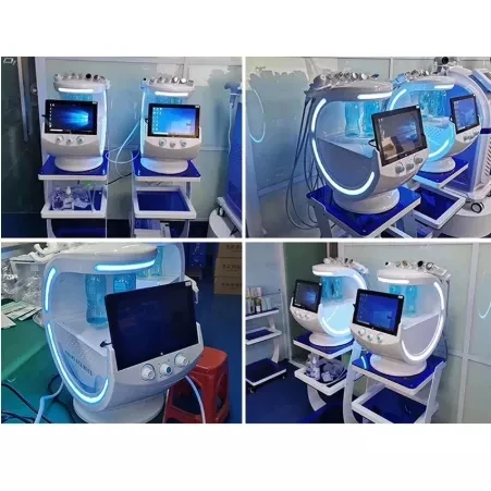 Ice Blue Magic Mirror Skin Analyzer Oxygene Hydrafacial Machine ...