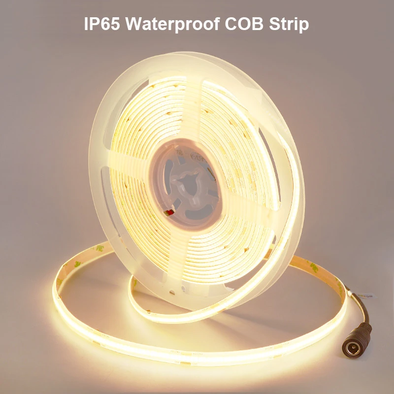 Ip65 Waterproof Cob Led Strip Light 480 Leds/m Ra90 High Density ...