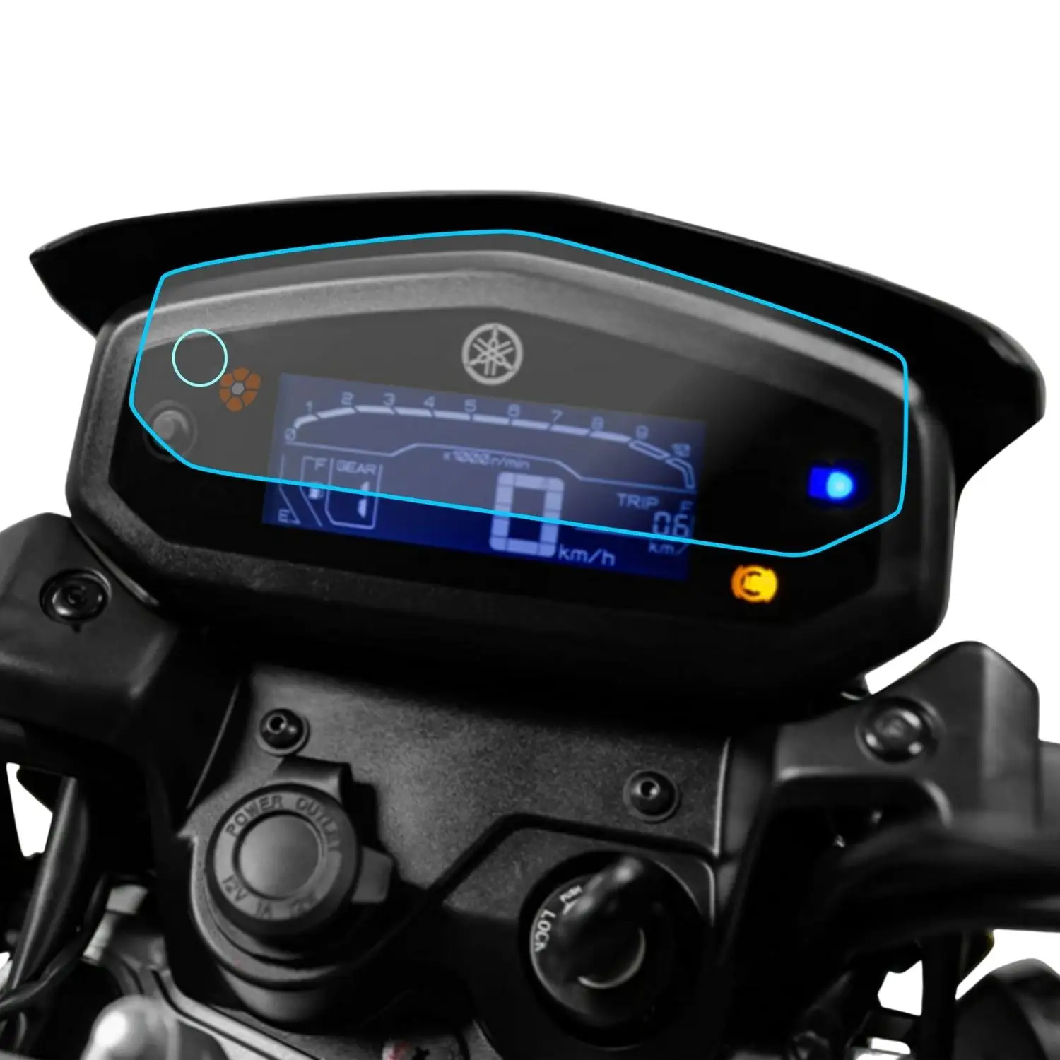 Película Protetora Antirrisco Painel Yamaha Crosser 150 2023 2022 fz15