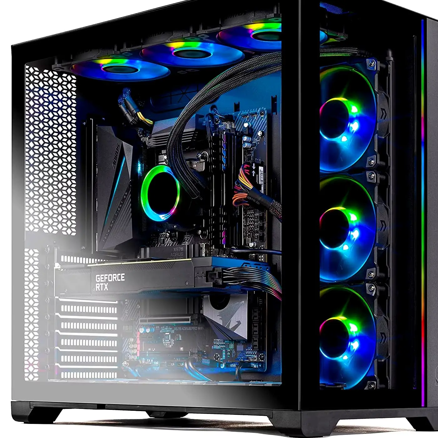 Skytech-Prism-II-Gaming-PC-Desktop-AMD-Ryzen-9-3900X-3-8-GHz-RTX-3090 ...