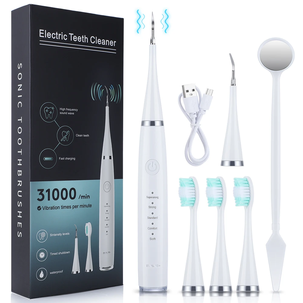 Sonic-Electric-Dental-Scaler-Device-USB-Charging-Teeth-Cleaner-Remove ...
