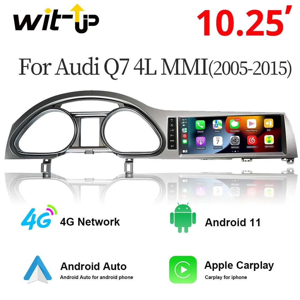wit up 10.25"Touchscreen Android GPS navi autoradio stereo carplay for ...
