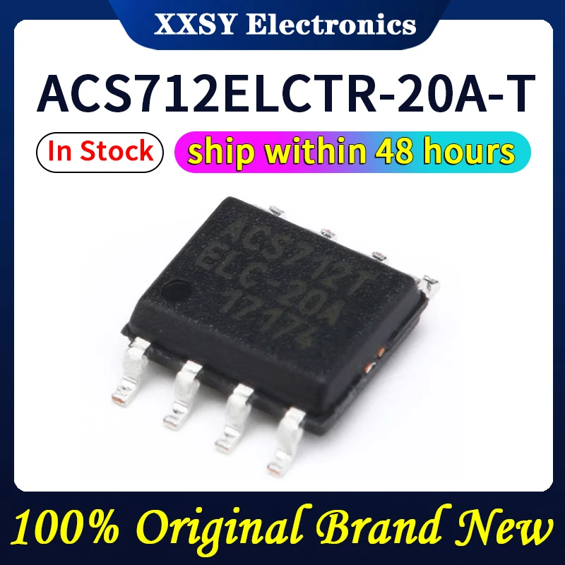 ACS712ELCTR-20A-T SOP-8 ACS712ELCTR chip