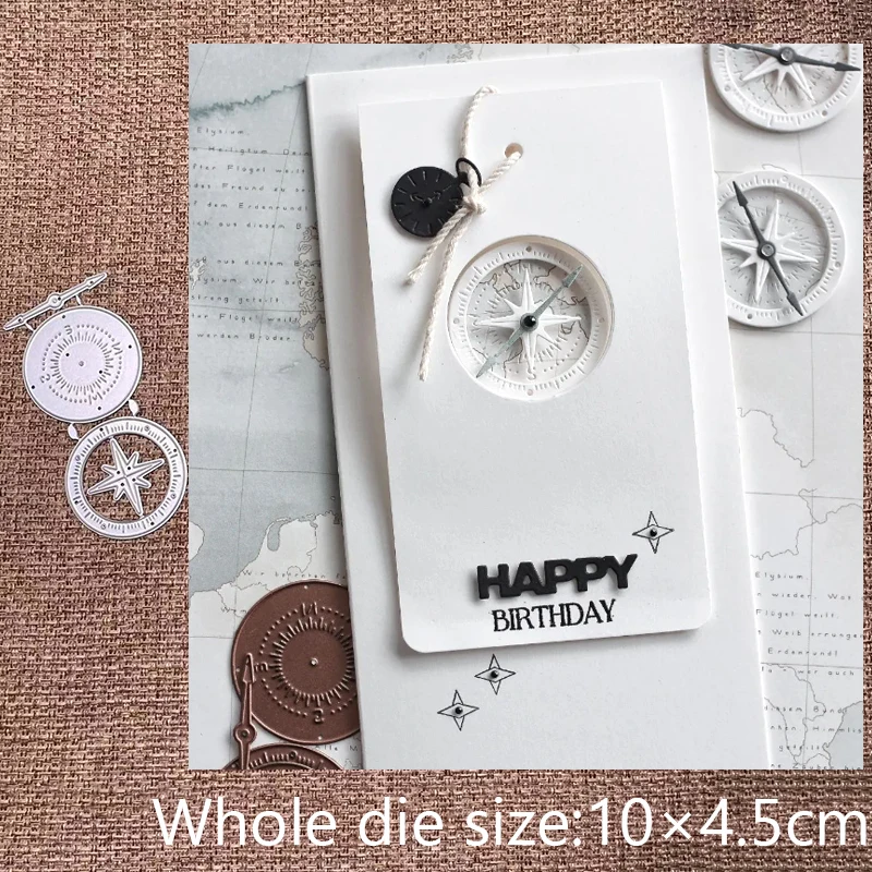 XLDesign-Craft-Metal-stencil-mold-Cutting-Dies-compass-decoration ...