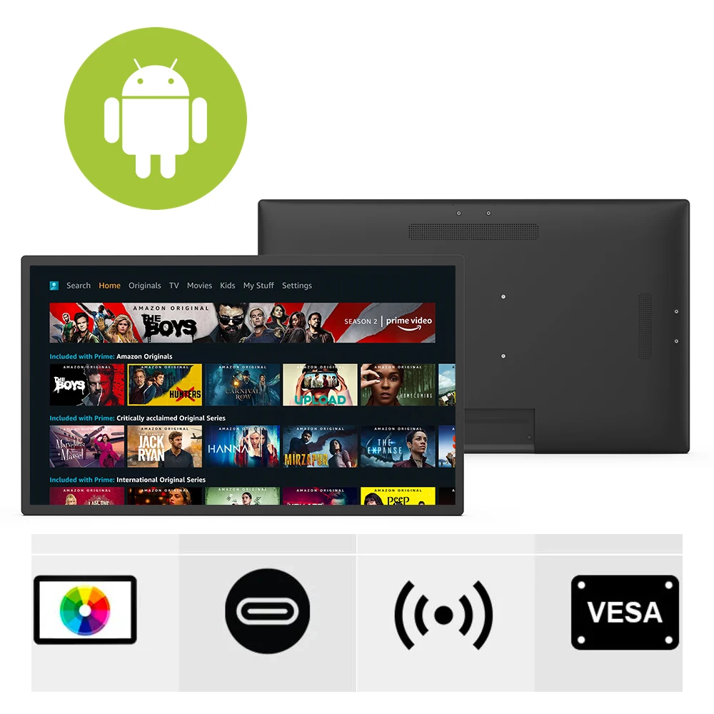 21.5 inch monitor pc monitor gamer full function with android 12 OSD ...