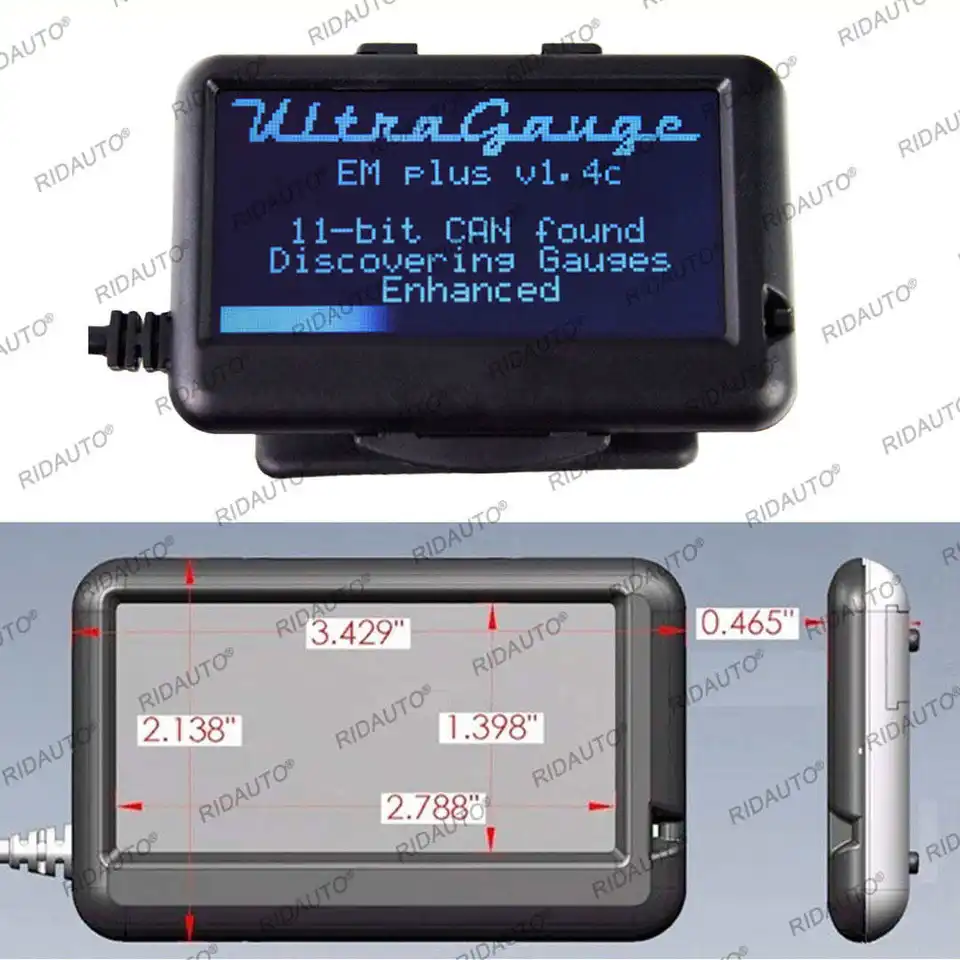 OBD2 Scan Tool UltraGauge EM Plus V1.4 OBD2 Scanner & Multi-Gauge ...
