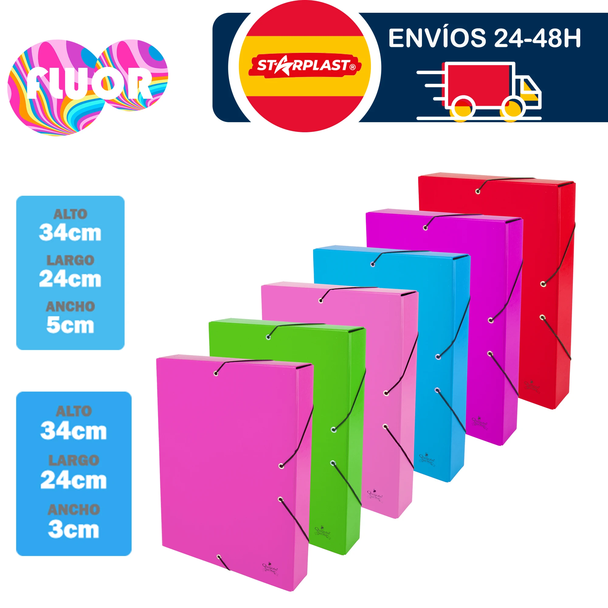 QUIJOTE-PAPER-WORLD-project-folder-file-folder-6-colors-fluorine-3-and ...
