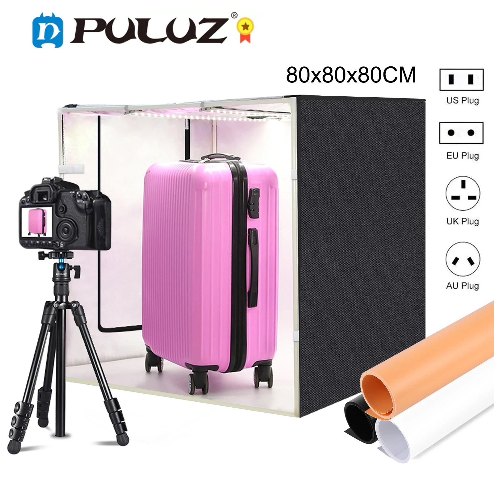 PULUZ-80cm-Photo-Studio-Lightbox-Large-Photography-Studio-Shooting-Tent ...