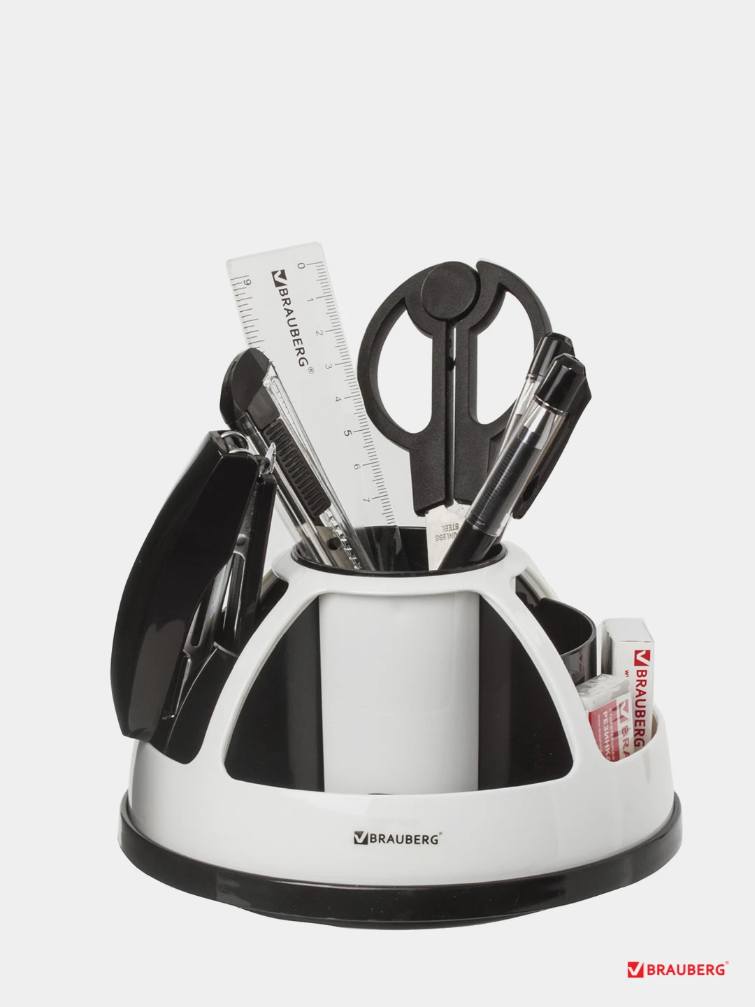 Office-kit-BRAUBERG-Mix-10-revolving-objects-black-and-white-bladder ...