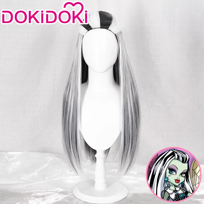 Dokidoki Anime Monster High Cosplay Frankie Stein Cosplay Wig Frankie ...