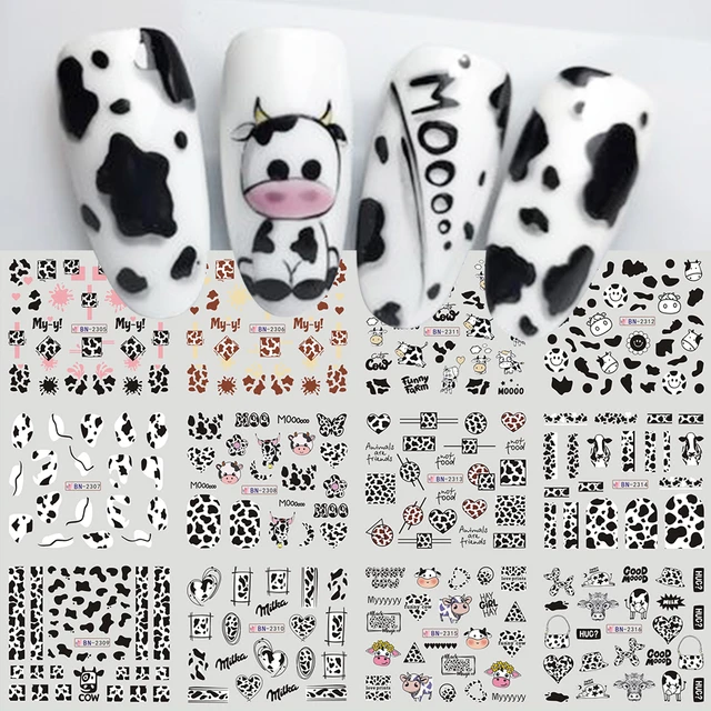 Cute Farm Animal Nail Designs