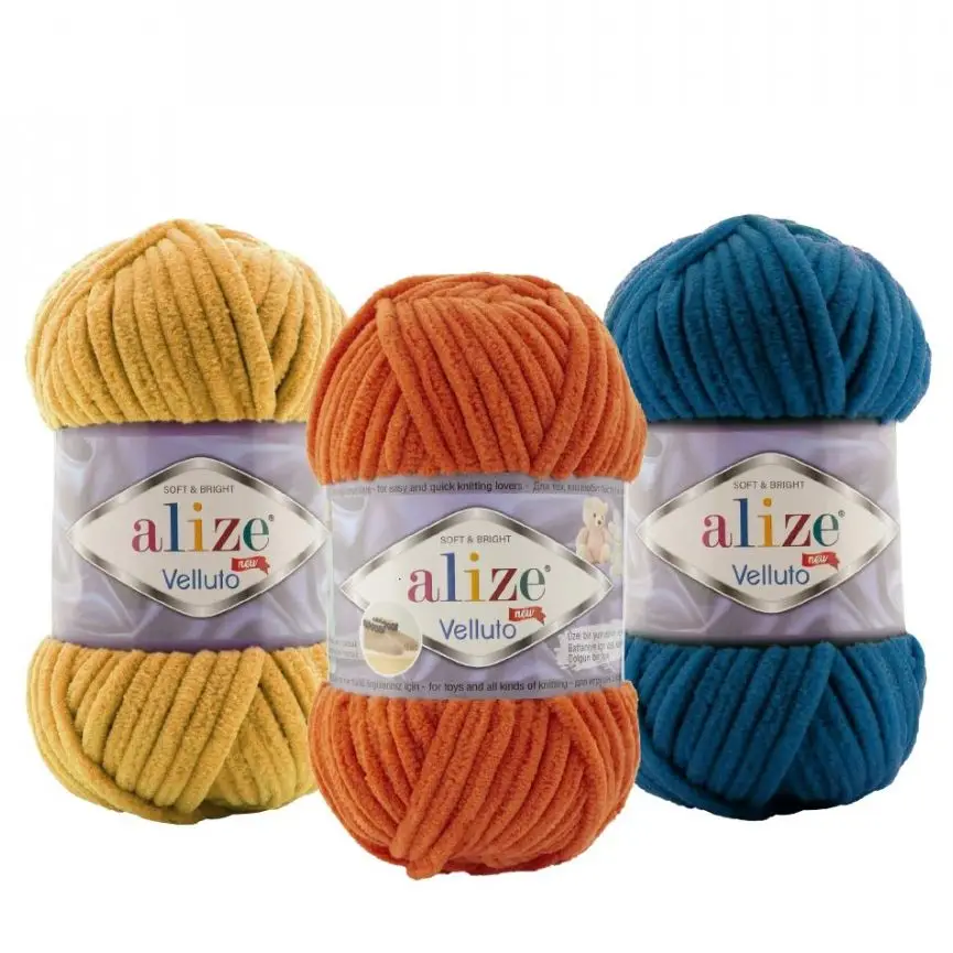 Alize-Velluto-Chunky-Baby-Yarn-Soft-Bulky-Thick-Knitting-Crochet-Toys ...