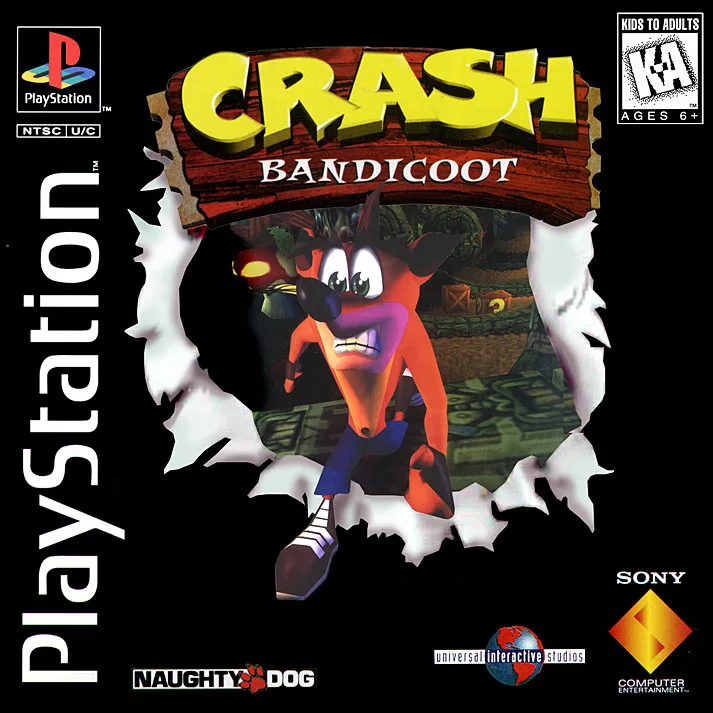 Crash Bandicoot Ps1 Cover