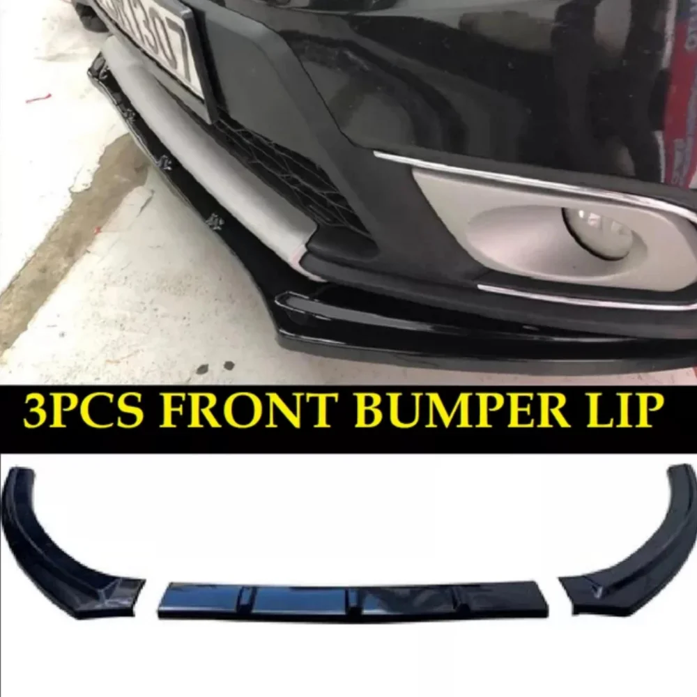 3-Pcs-Front-Bumper-Lip-For-Renault-Dacia-Sandero-Body-Kit-Car ...