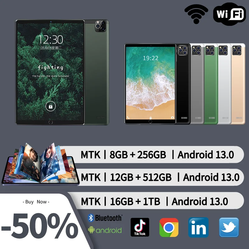 2024-Original-Global-Tablette-Android-12-HD-8-Inch-Tablet-Dual-SIM-Card ...