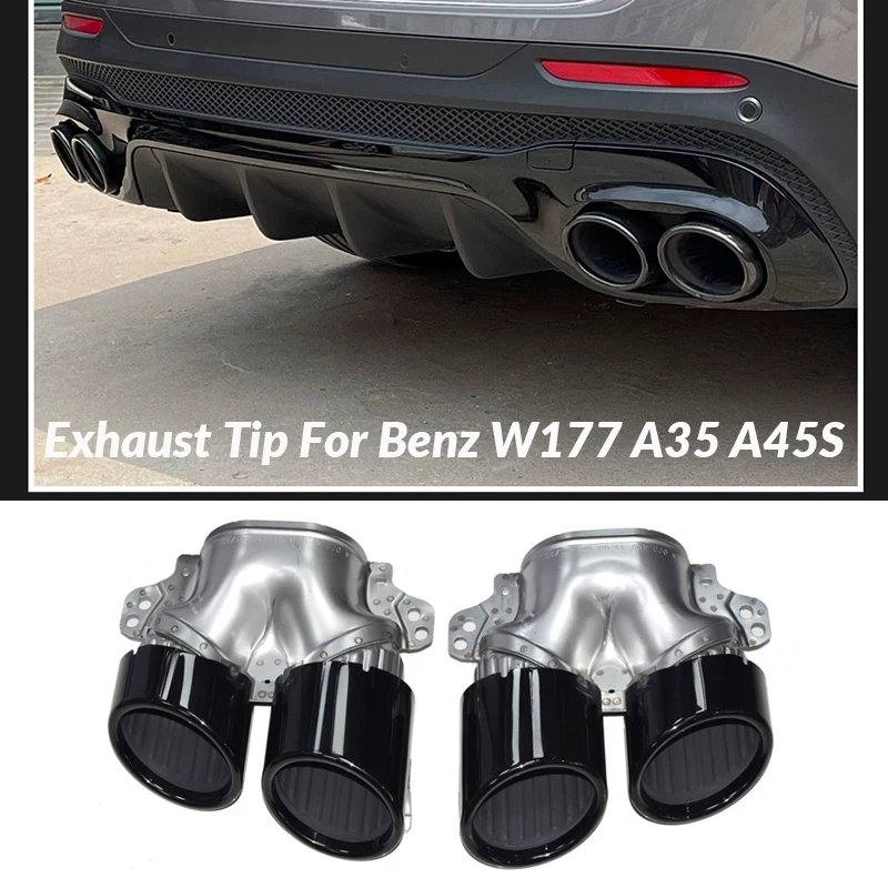 Exhaust-Tip-For-Mercedes-Benz-W177-A35-C118-CLA35-X247-GLB35-A45S ...