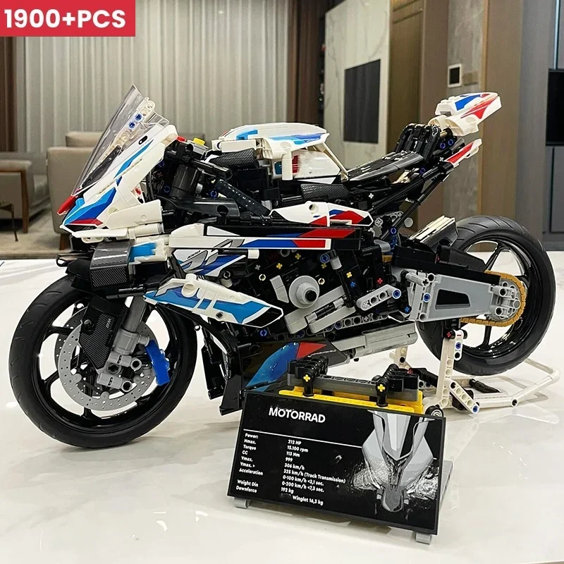 1920pcs Motorcycle Car Model Building Blocks running Car City Vehicle ...