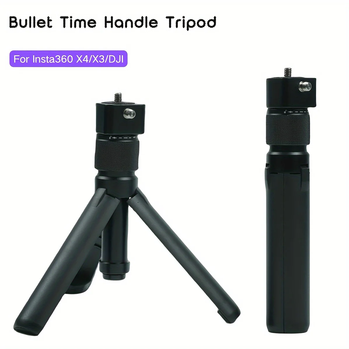 Bullet-Time-Handle-Tripod-Rotating-Grip-For-insta-360-x4-x3-DJI-Pocket ...