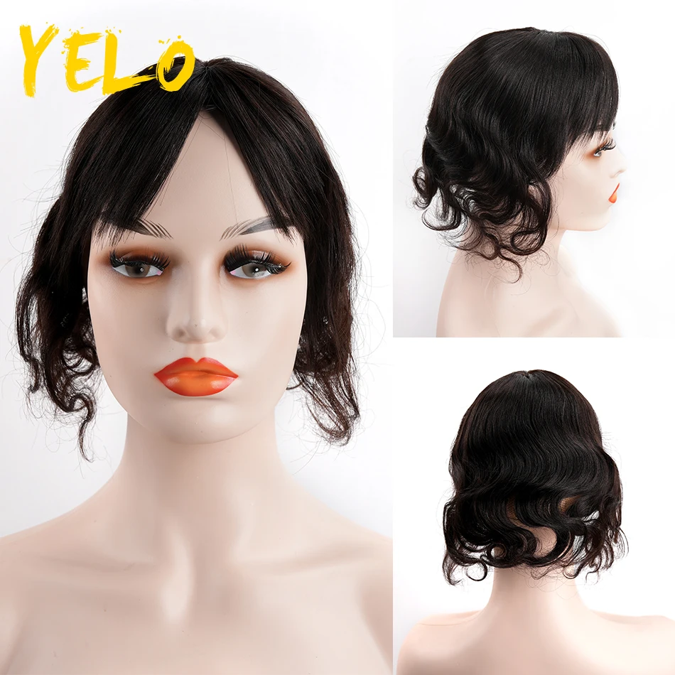 Yelo-extensiones-de-cabello-humano-Remy-para-mujer-pieza-de-cabello ...