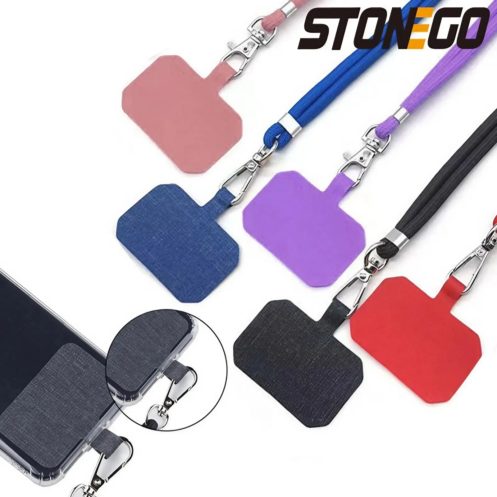 STONEGO-Cabo-de-Pesco-o-Destac-vel-Ajust-vel-para-Todos-os-Telem-veis ...