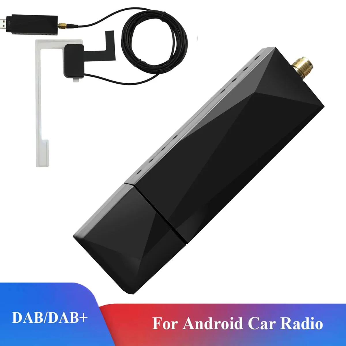 Antena Universal DAB con adaptador USB para Android Radio de coche GPS antena-universal-dab-con-adaptador-usb-para-android-radio-de-coche-gps