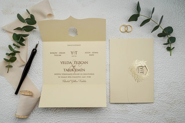 Elegant Embossed Quinceanera Invitations