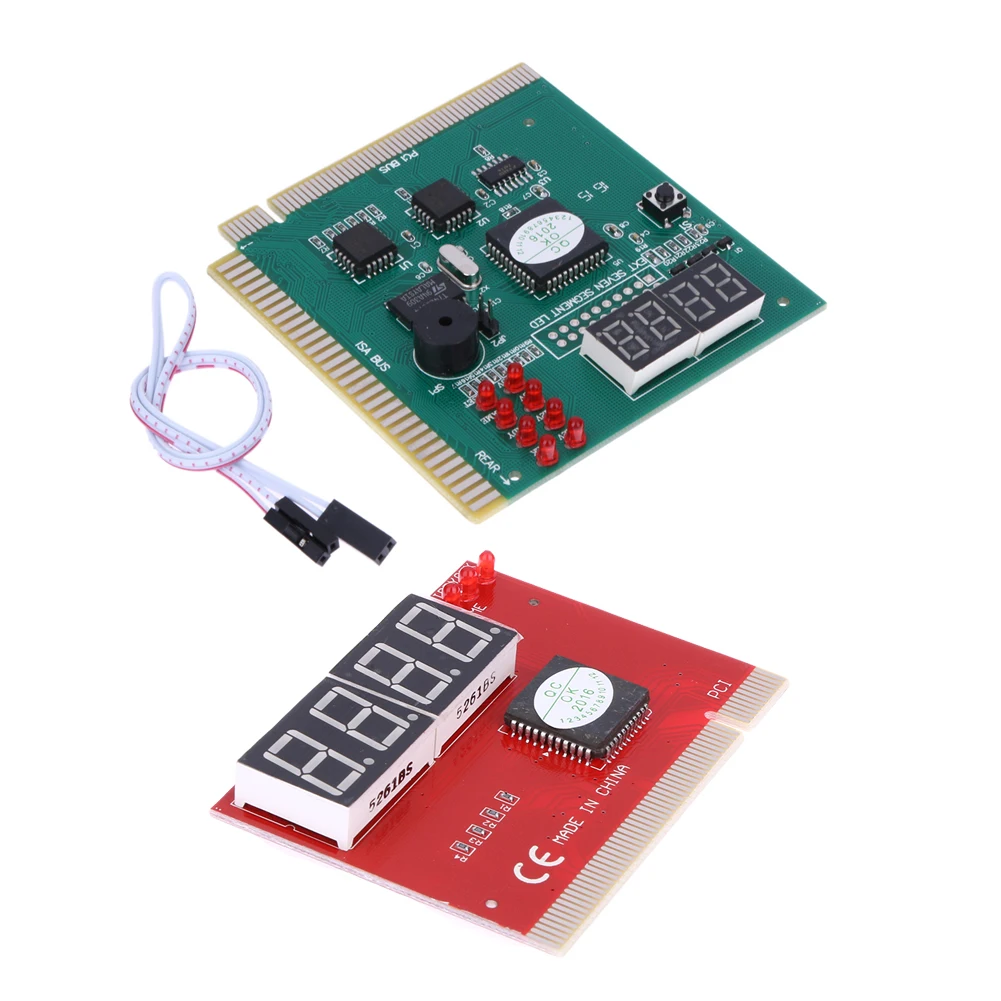4 Digit LCD Display PC Analyzer Diagnostic Post Card Motherboard Tester ...