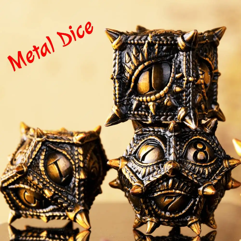 Metal-Polyhedral-Dnd-Dice-Set-Zinc-Alloy-Metal-DND-Dice-Set-with-box ...