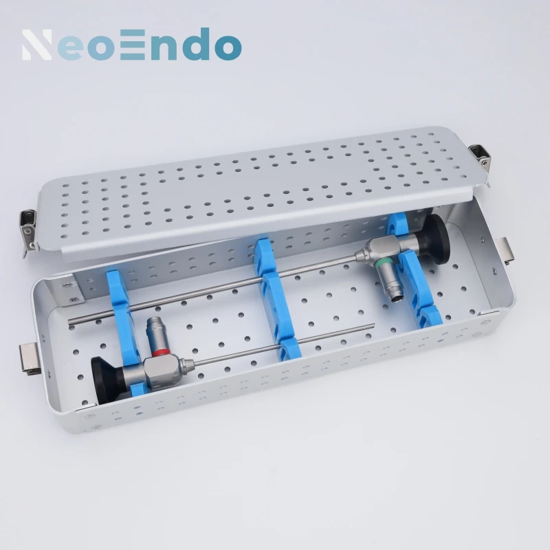ENT-Rigid-Endoscope-Aluminium-Sterilization-Container-With-Lid-Medical ...