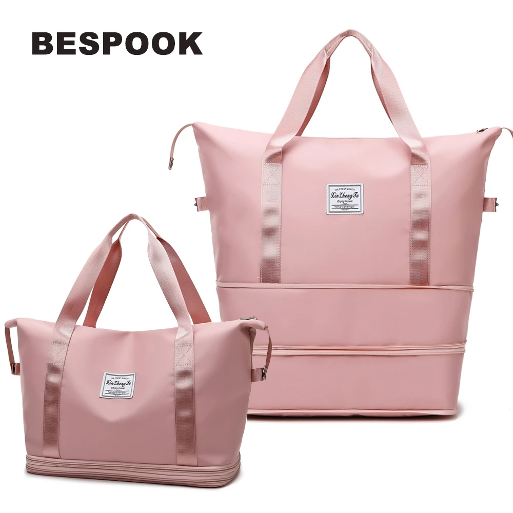 Expandable Travel Bag Large Capacity Waterproof Dry Wet Separation ...