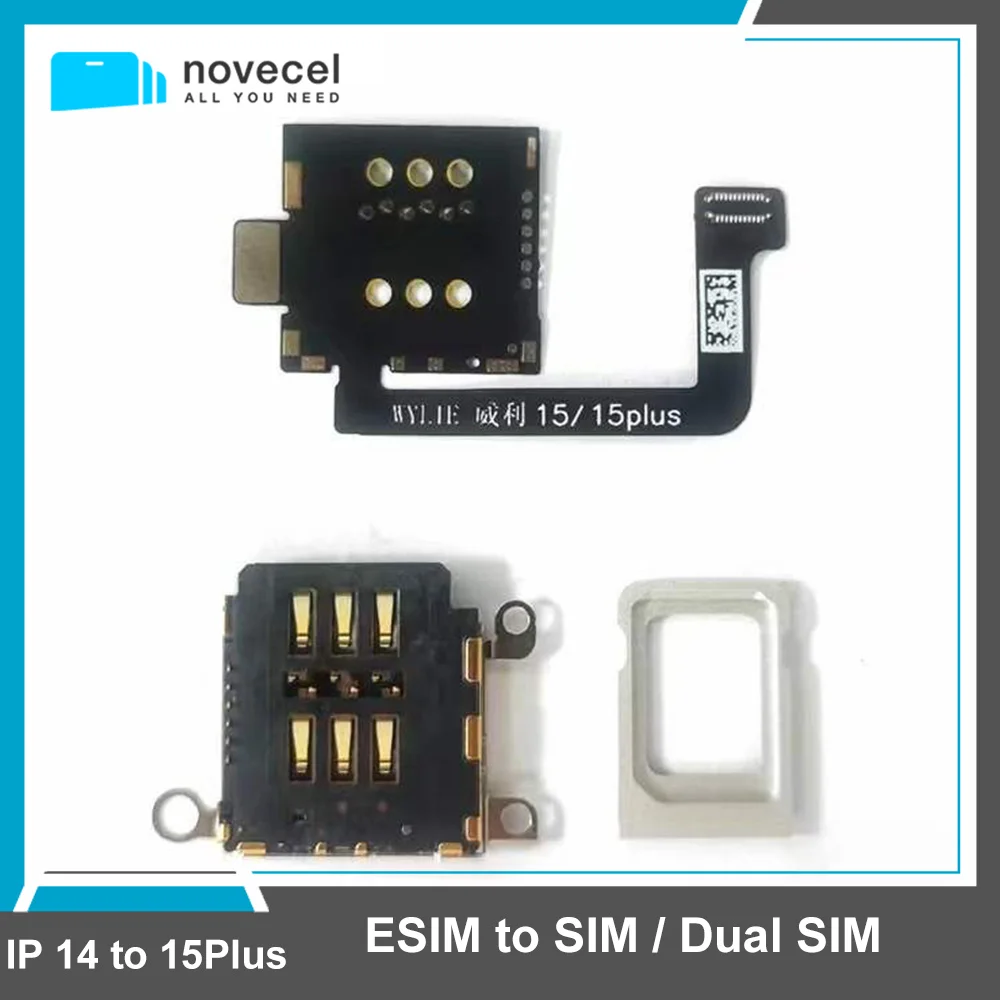 WYLIE-Parts-ESIM-to-SIM-Adapter-for-iPhone-15plus-14-15-pro-Max-SIM ...