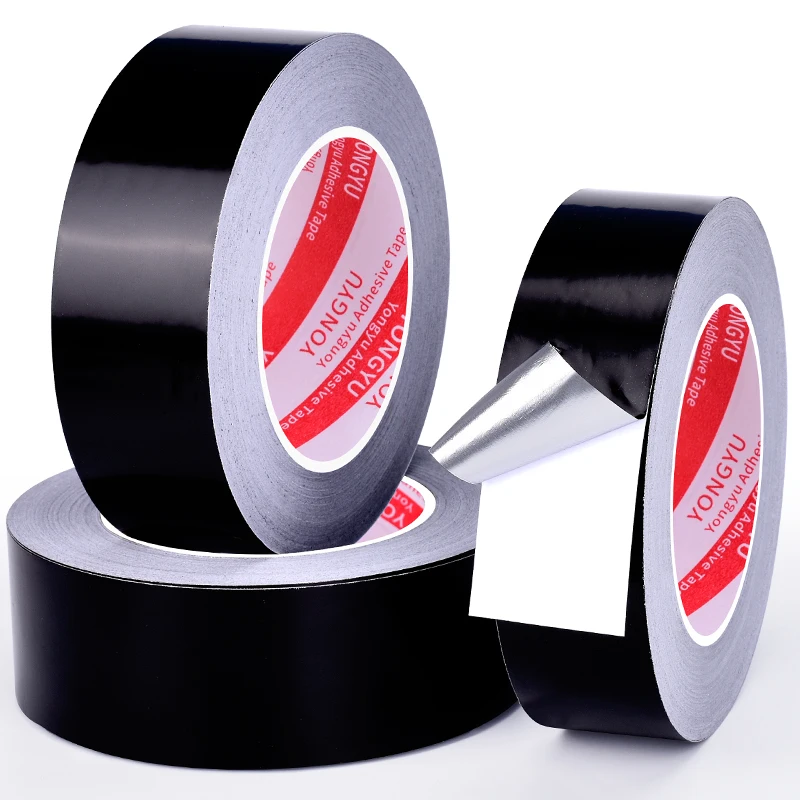 Insulation-Aluminum-Foil-Tape-Heat-Resistant-Aluminum-Duct-Tape-Black ...