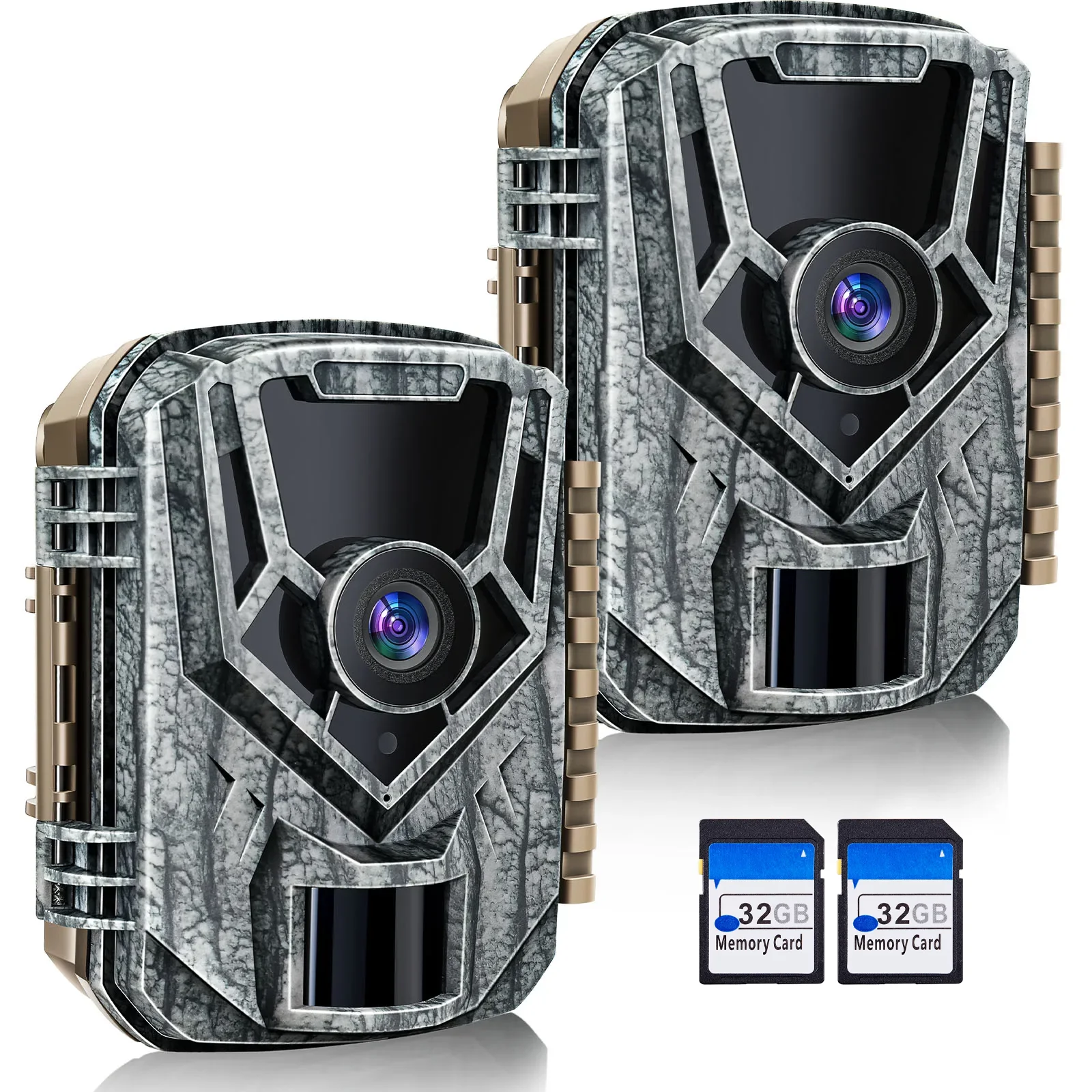 2PCS-24MP-Hunting-Camera-0-2s-Trigger-Speed-Night-Vision-Motion ...