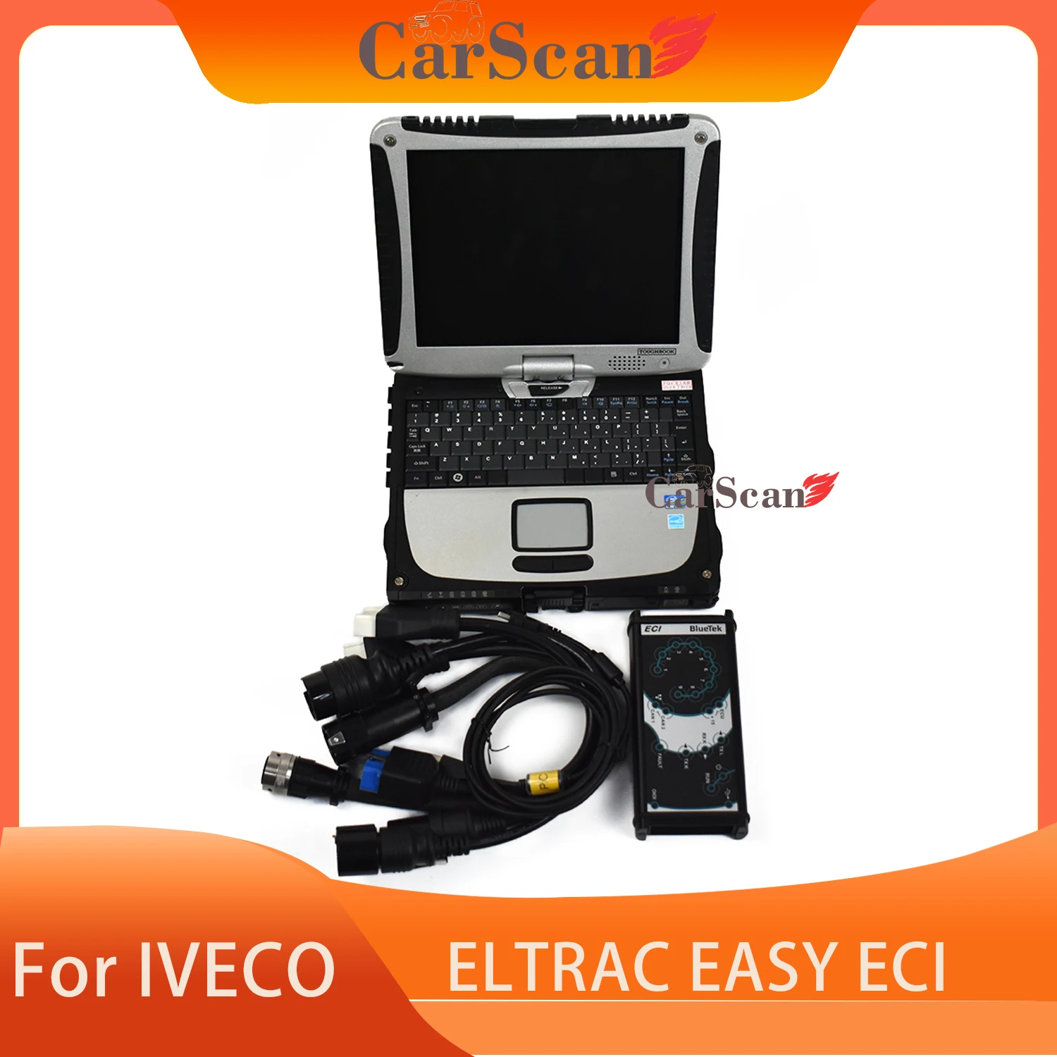 For Iveco Eltrac ECI diagnostic interface Truck Diagnosis Scanner with ...
