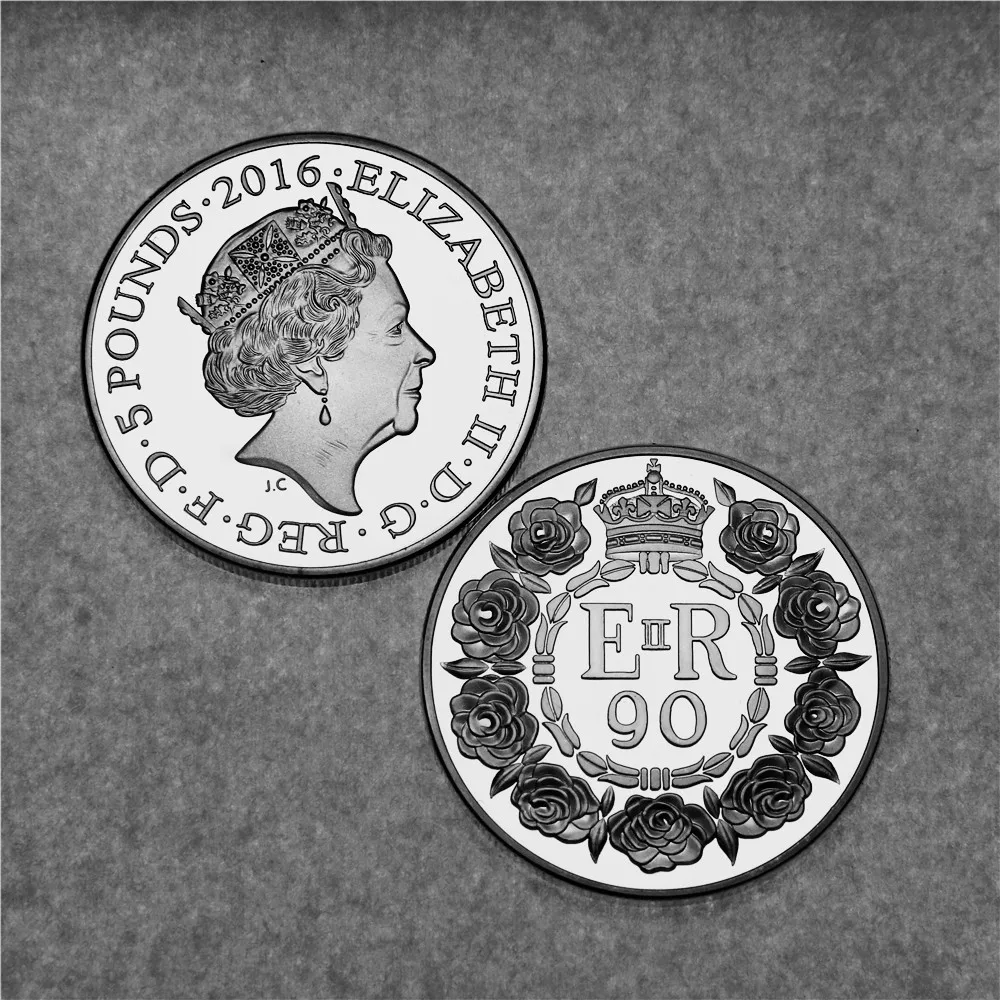 2016-Great-Britain-1-oz-Silver-Queen-Elizabeth-II-90th-Birthday-Silver ...