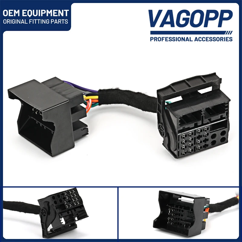 Mqb-Om-Pq-Radio-Adapter-Kabelboom-RCD330-RCD330G-Voor-Vw-2003-2015 ...