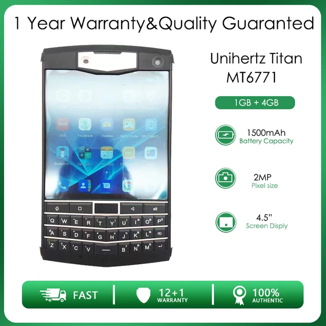 Andorid Unihertz Titan MT6771 New High Quality Dual SIM MTK6572 /3G 2MP Camera With GPS ...