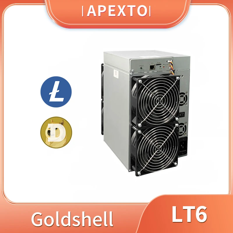 Hot Sell In Stock Goldshell Lt6 Litecoin Ltc Doge Miner 3.35gh/s 3200w ...